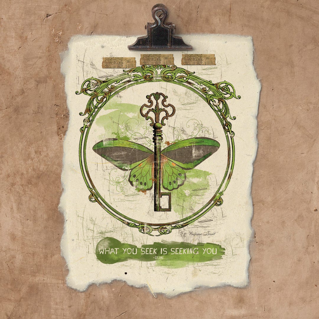 Artisan What You Seek Handmade Paper Print. - Etsy