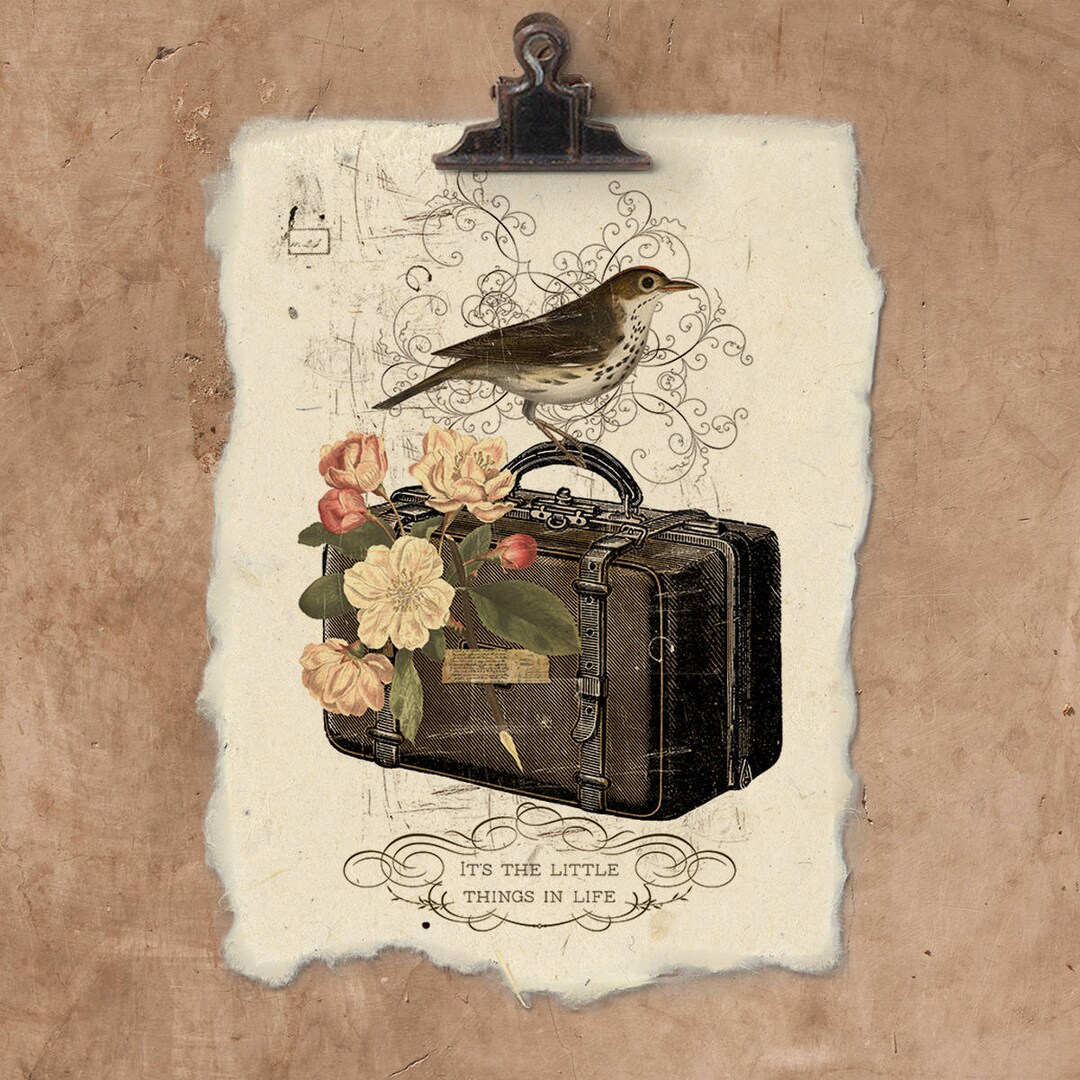 Artisan Its the Little Things Handmade Paper Print. - Etsy