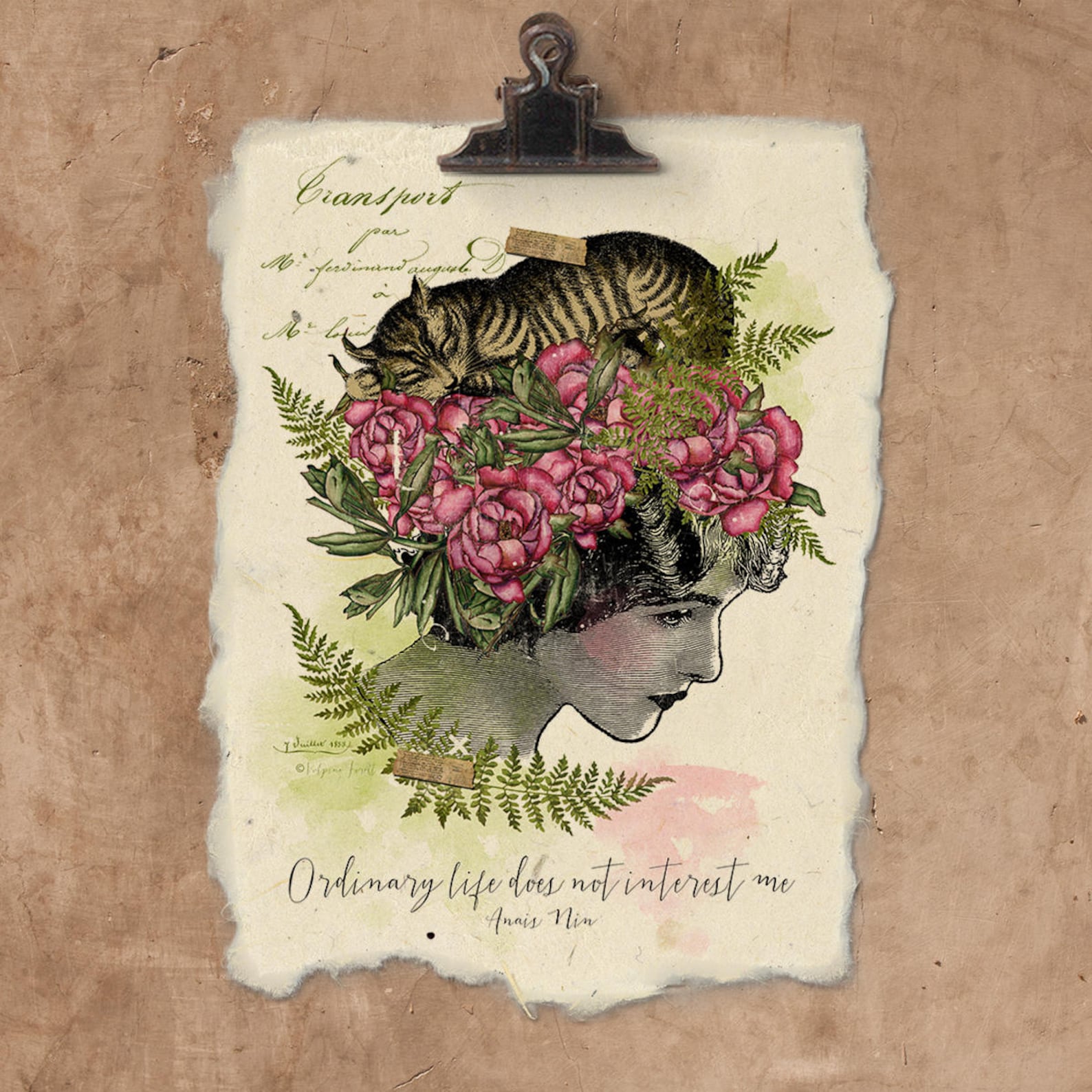 Artisan Ordinary Life Handmade Paper Print. - Etsy