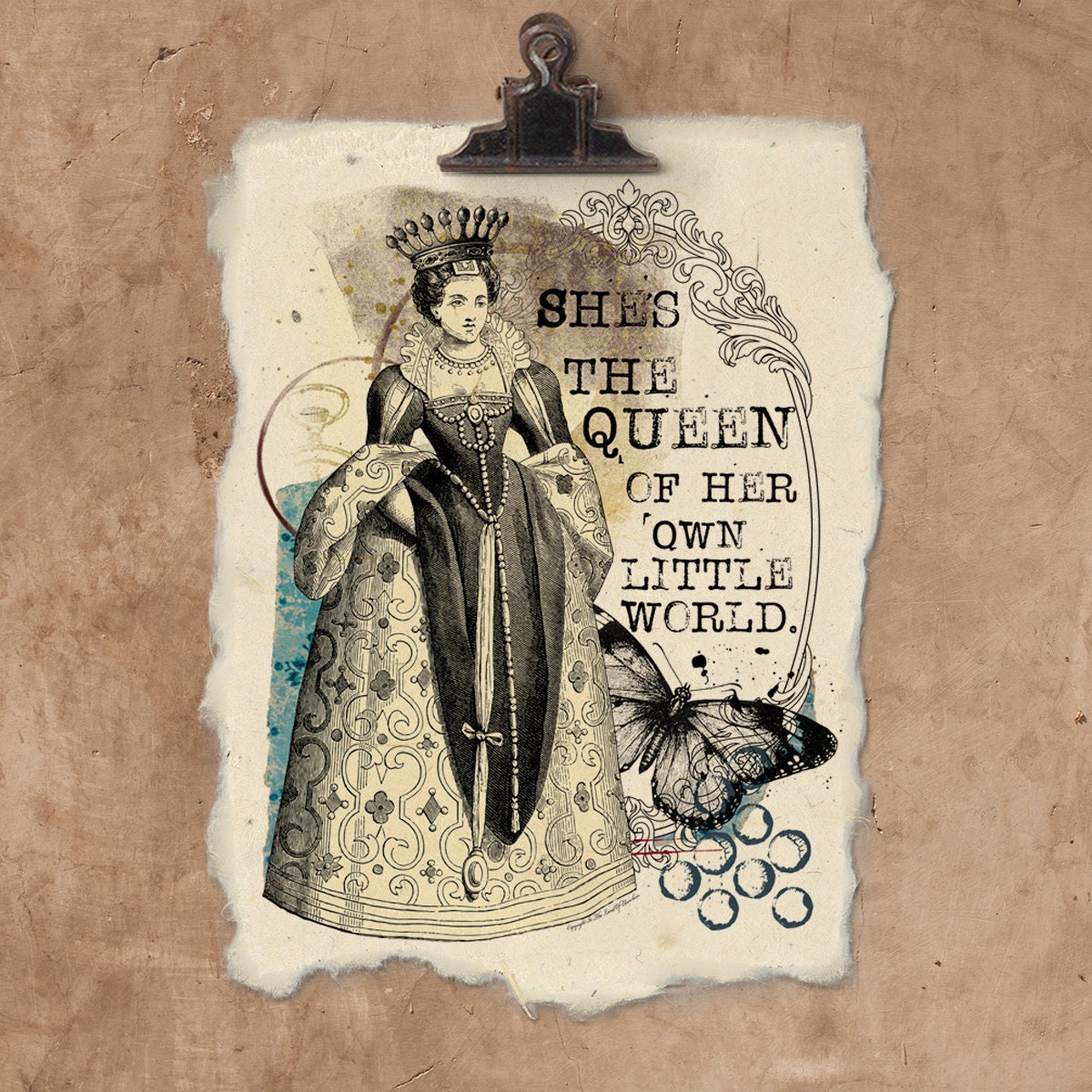 Artisan Queen Handmade Paper Print. | Etsy