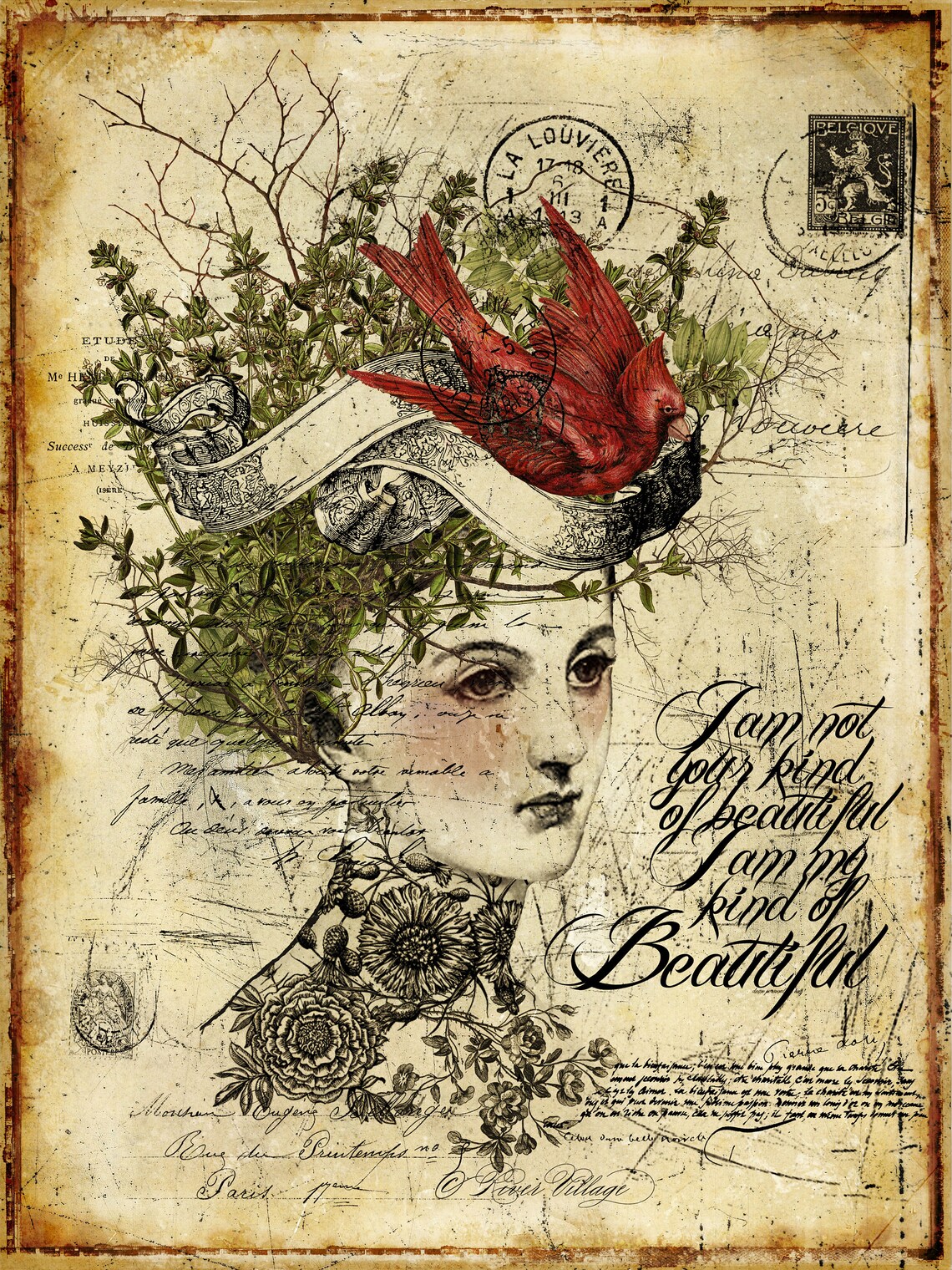 Artisan Your Kind of Beautiful 44X60 Canvas Wall Tapestry. - Etsy