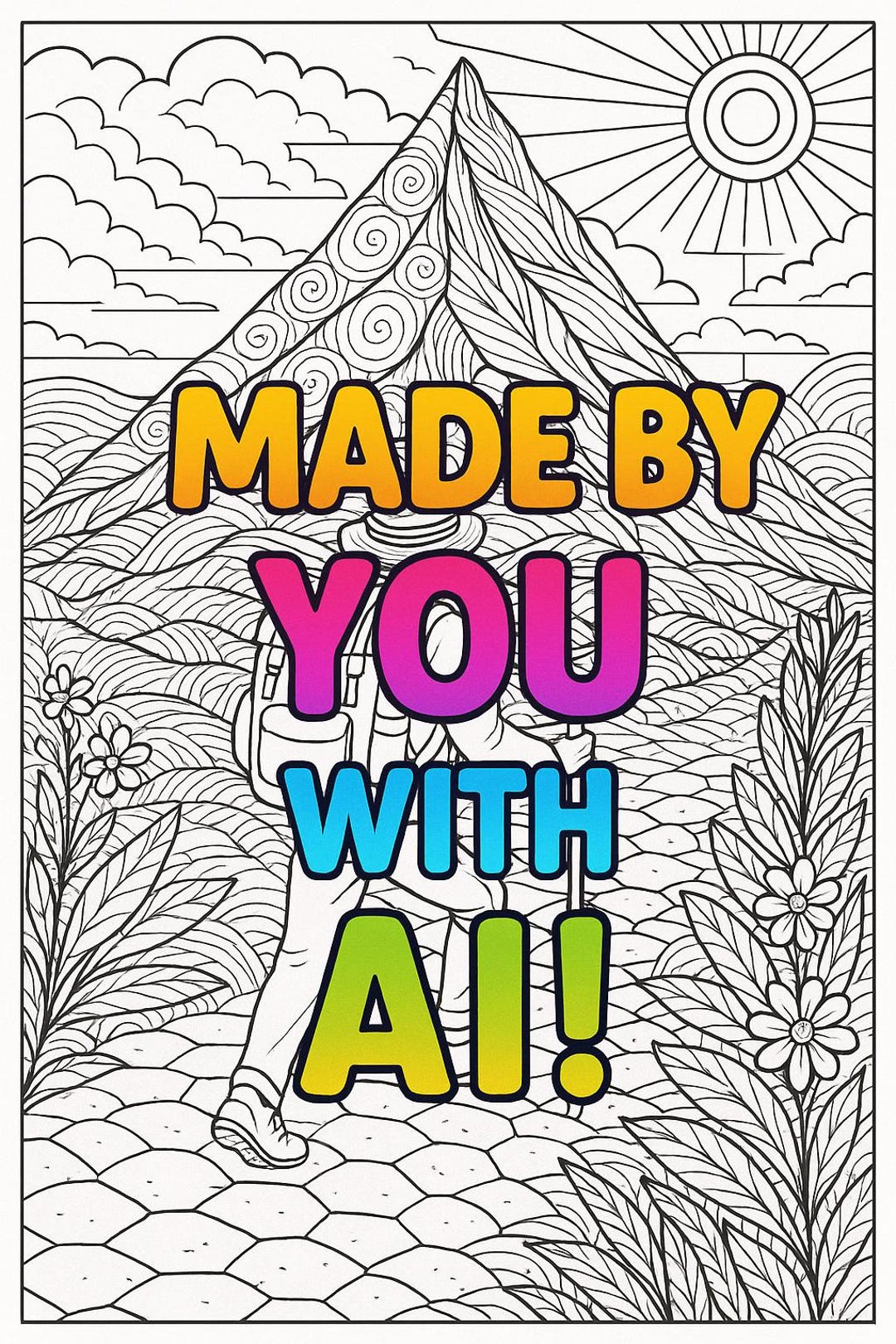 Colouring Page Creator AI Prompt: Dream and Design (text File) - Etsy