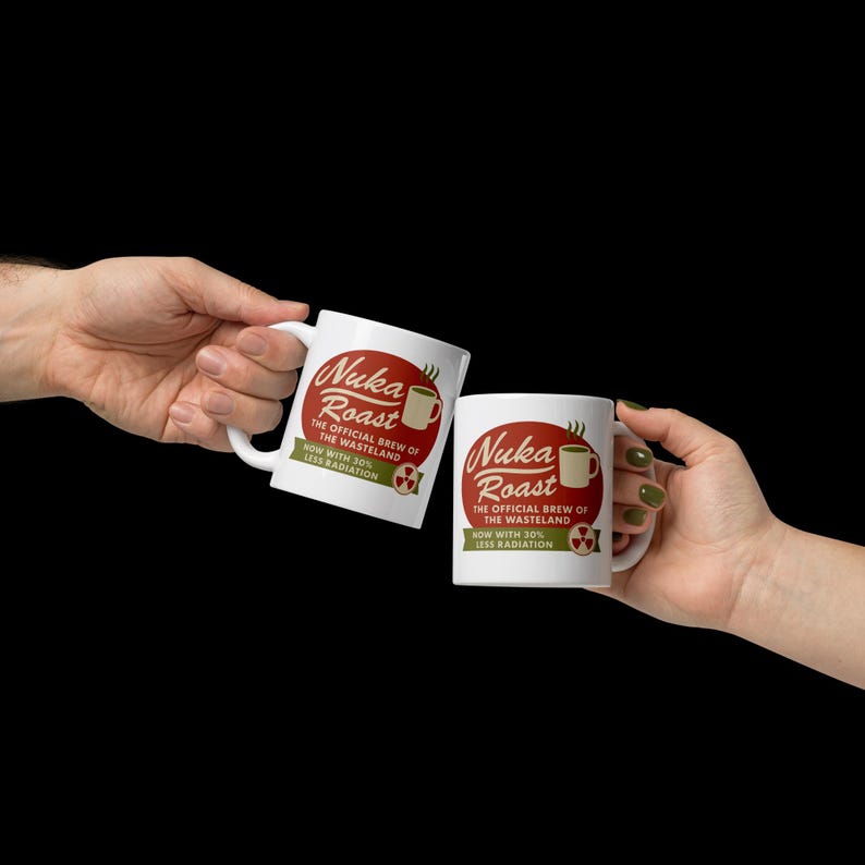 Nuka Roast Fallout Mug – Wasteland Coffee Cup | Post-apocalyptic Gamer ...