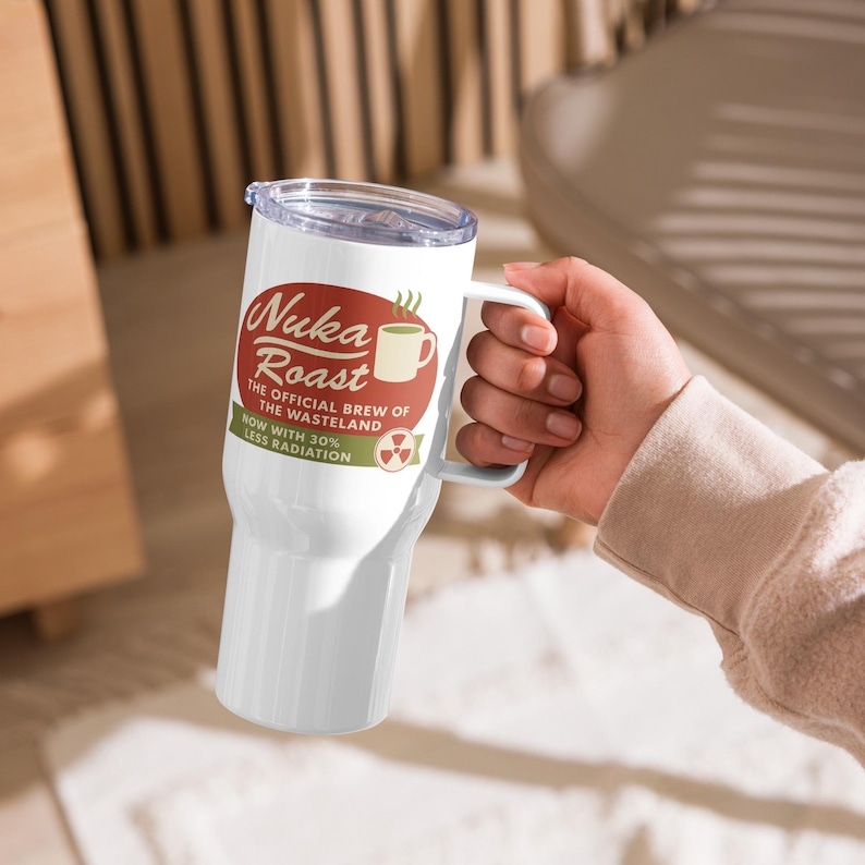 Nuka Roast Travel Mug | Fallout Inspired Coffee Cup | Gamer Gift ...