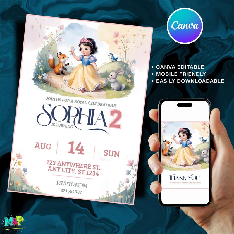 Snow White Birthday First - Etsy