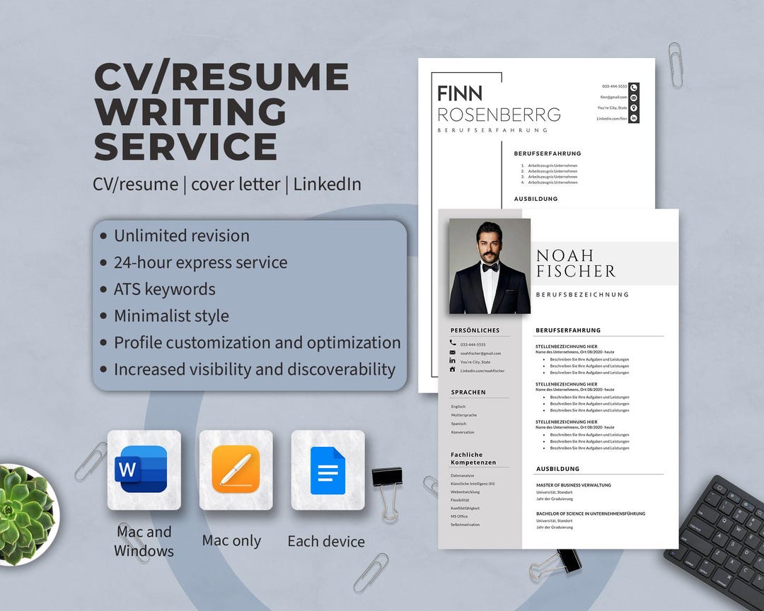 Resume Writing, ATS Friendly, Photo Resume, Professional Resume ...