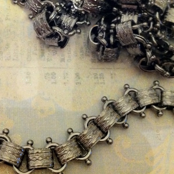 Silver Book Chain - Etsy