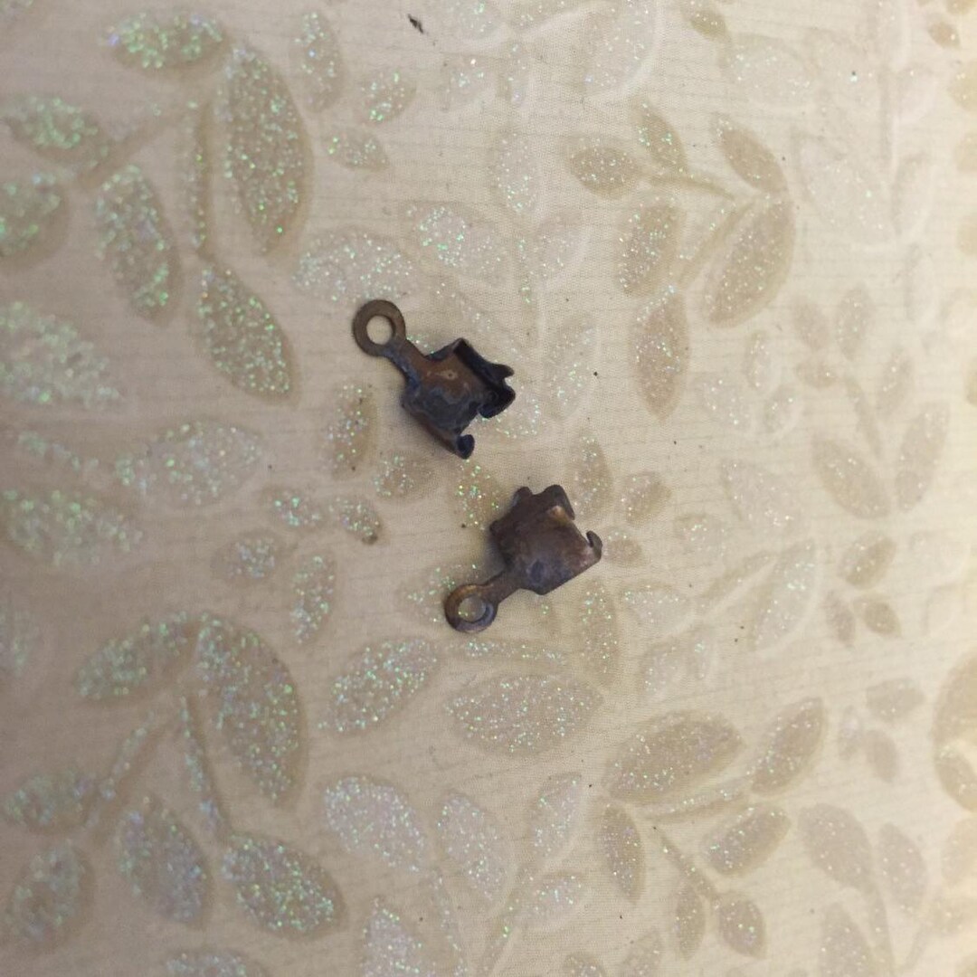 Vintage Style 2.0-2.3mm Cup Chain Aged Solid Brass Cup Chain Crimp on ...