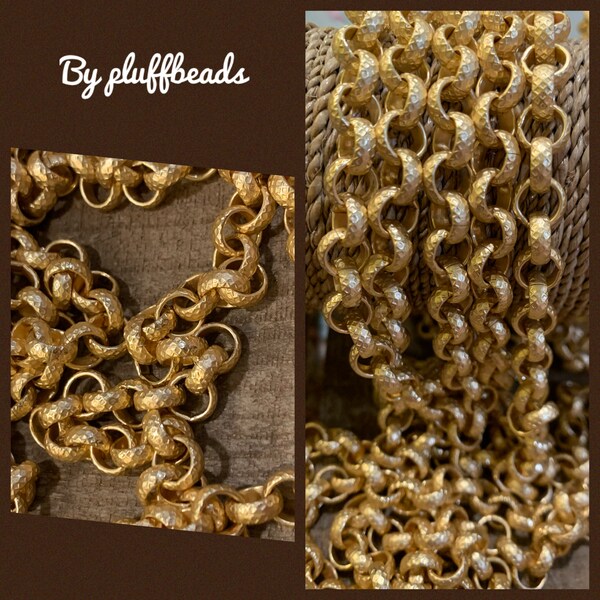 Chunky Gold Chain - Etsy