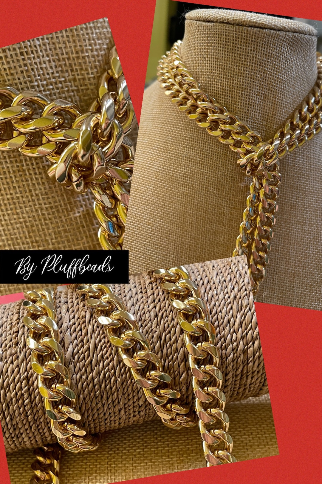 Chain Ex Large Chunky 11mm CURB Large Link High Quality Large Link ...