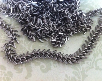 Chevron Chain-herring Bone, Fish Bone-6.5mm Flat Chevron Chain-great ...