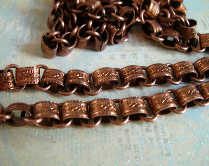 Book Chain-victorian Style Embossed Floral Design Book Chain Steampunk ...