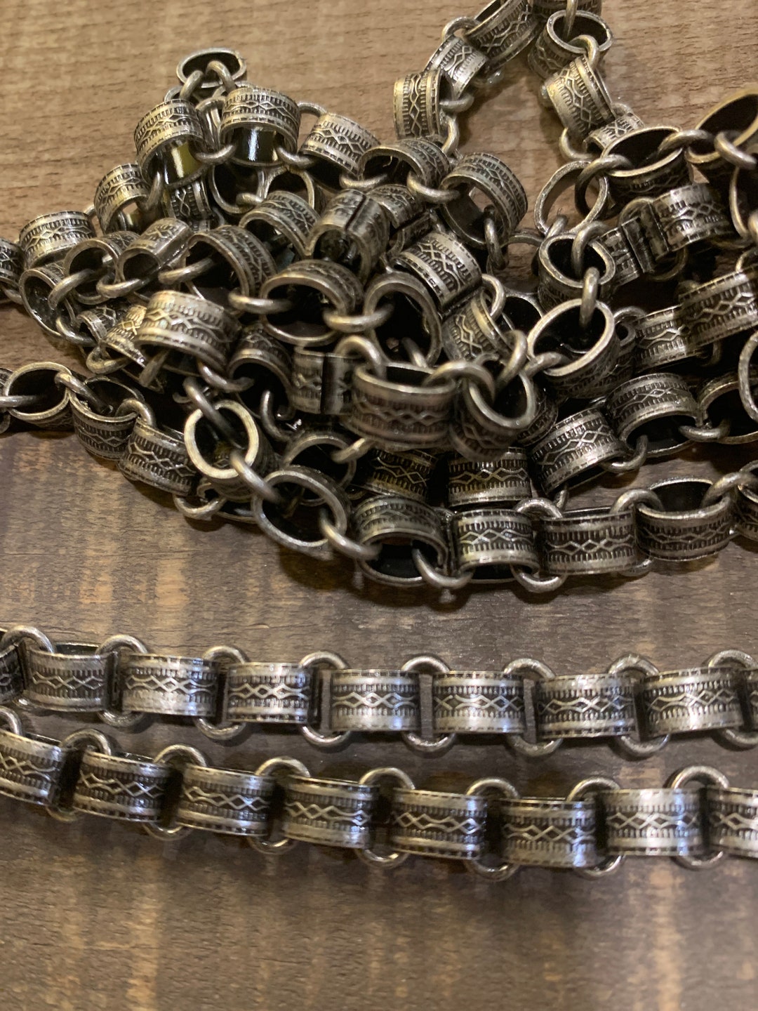 Chain Book Chain ANTIQUE SILVER Repurpose Vintage Style Antique Silver ...