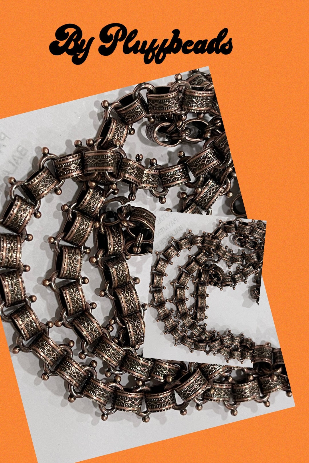 Chain Book Chain ANTIQUE COPPER Repurpose Vintage Style Book Chain ...