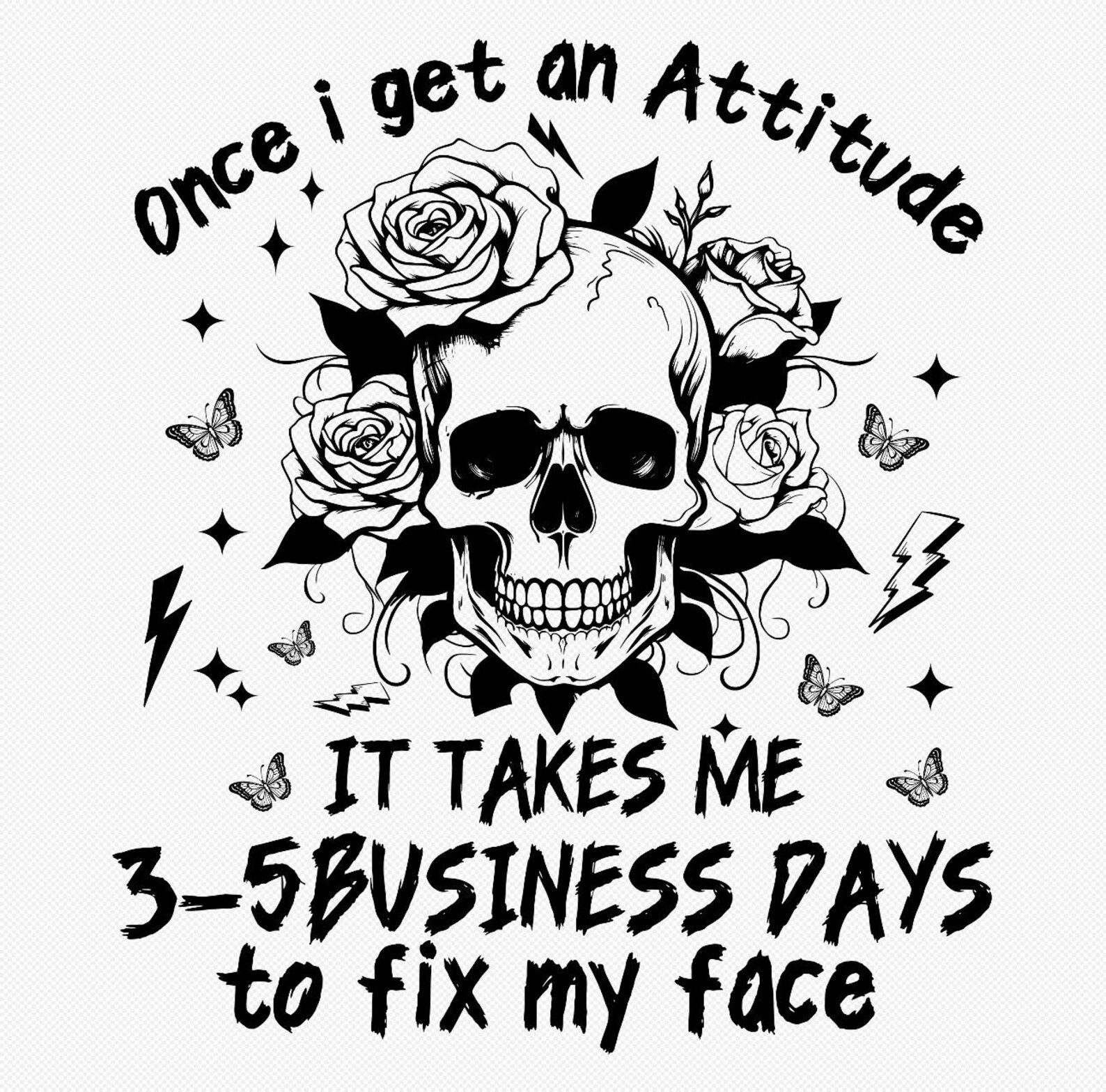 Warning: Attitude Pending - Etsy