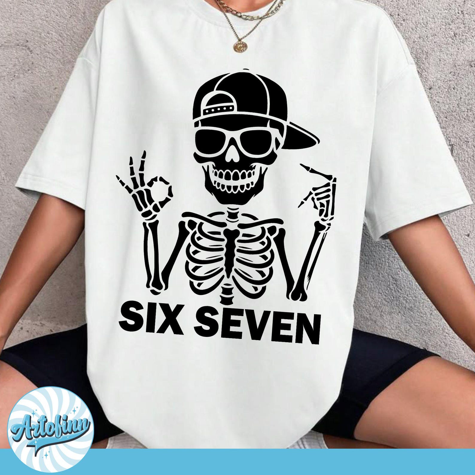 Six Seven 6 7 Meme Funny Hands SVG Bundle, 6 7 Meme Funny Skeleton Svg ...