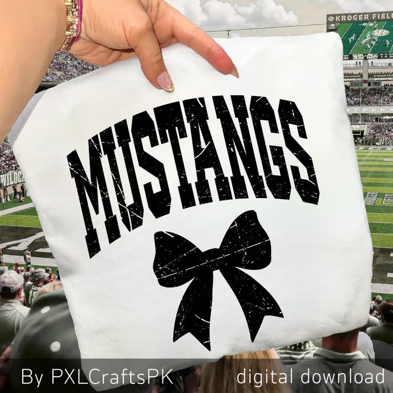 Mustangs Png, Trendy Mustangs Mascot PNG, Mom Shirt Design, Mustangs ...