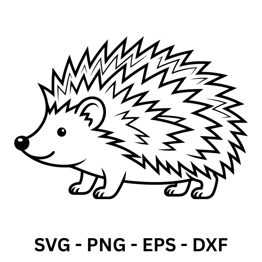 Charming Hedgehog Svg, Hedgehog Svg, Cute Hedgehog Svg, Adorable ...