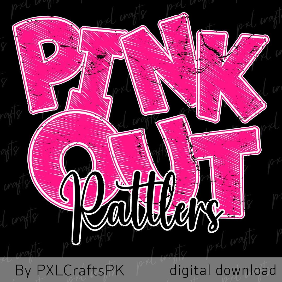 Pink Out Rattlers Png, Rattlers Png, Game Day Png, Rattlers Mascot Png ...