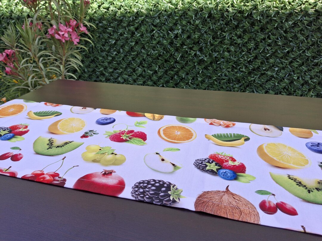 Fruit Table Runner for Coffee Table Topper, Coffee Table Runner for ...