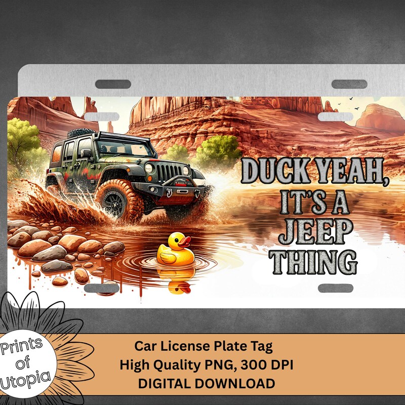 Jeep Duck Tags - Etsy