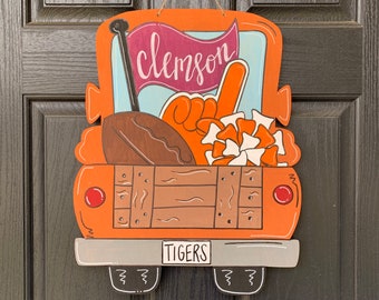 Clemson Door Hanger - Etsy