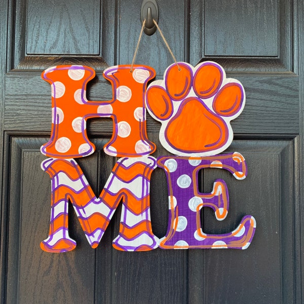 Clemson Paw Print - Etsy