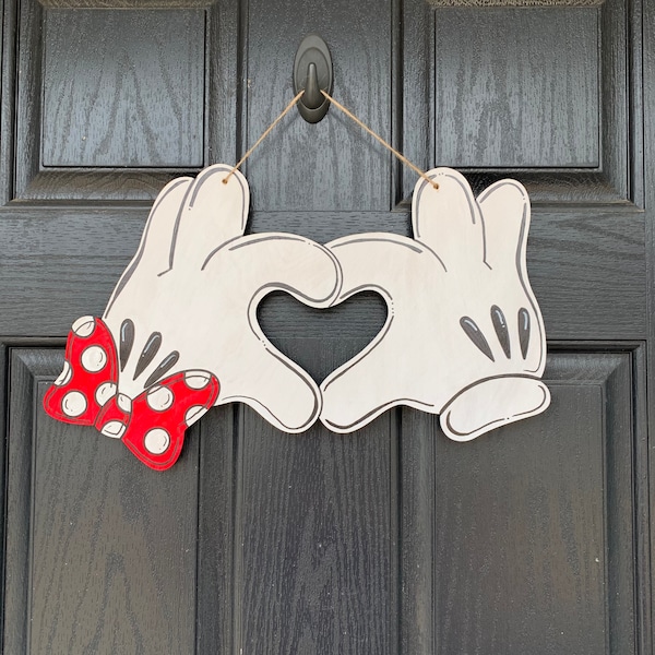 Mickey Mouse Door Hanger - Etsy