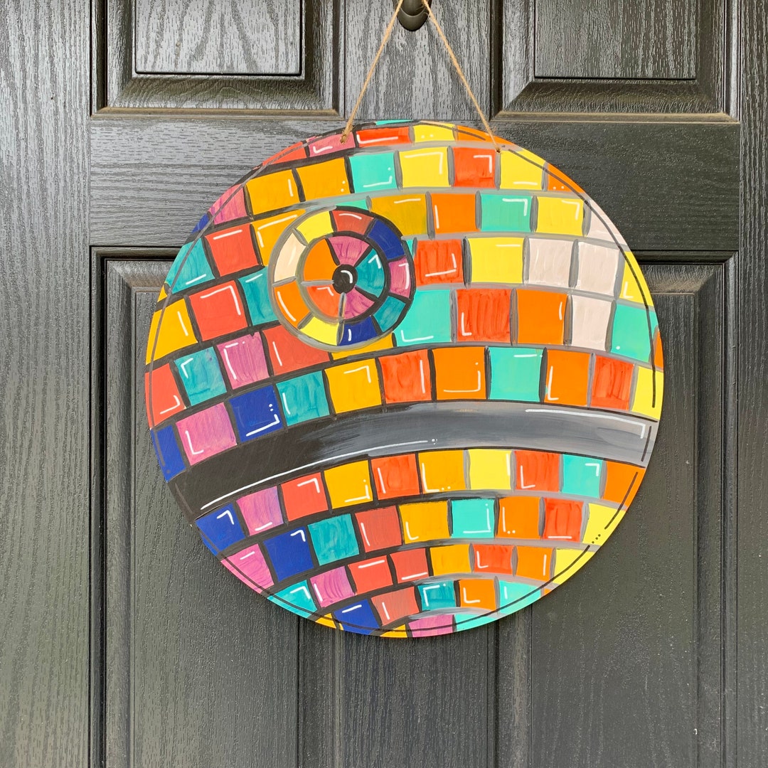Star Wars Death Star Disco Ball Door Hanger Skywalker Dance Party ...