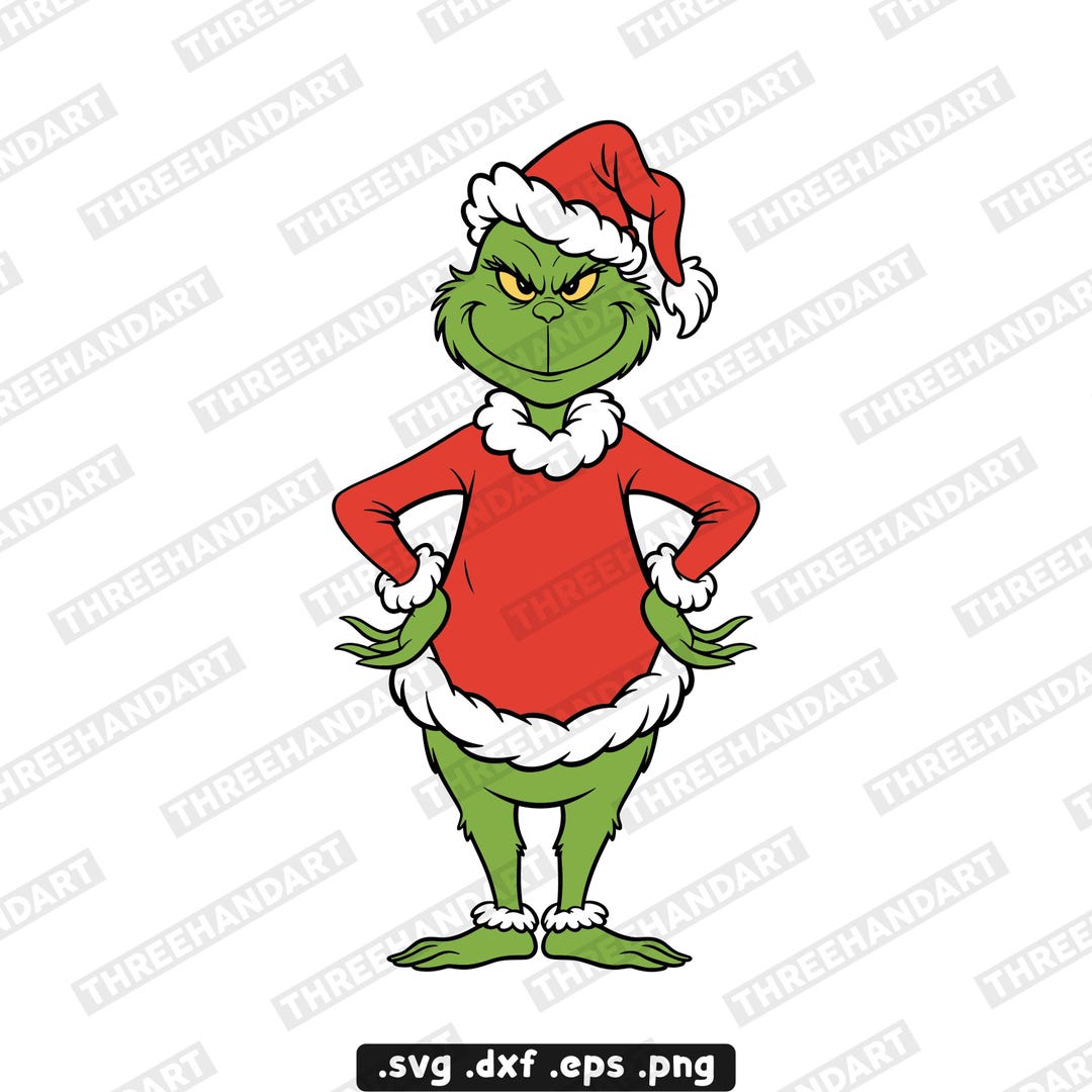 Grinch Boy Svg, Grinch Svg, Grinch Christmas SVG, Grinch Faces, Clipart ...