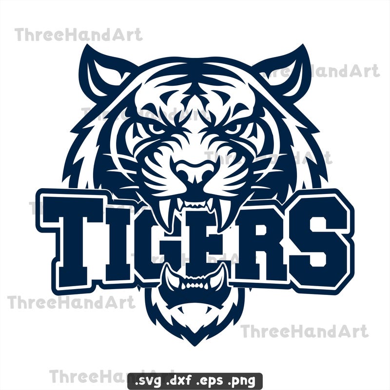 Tiger Svg - Etsy
