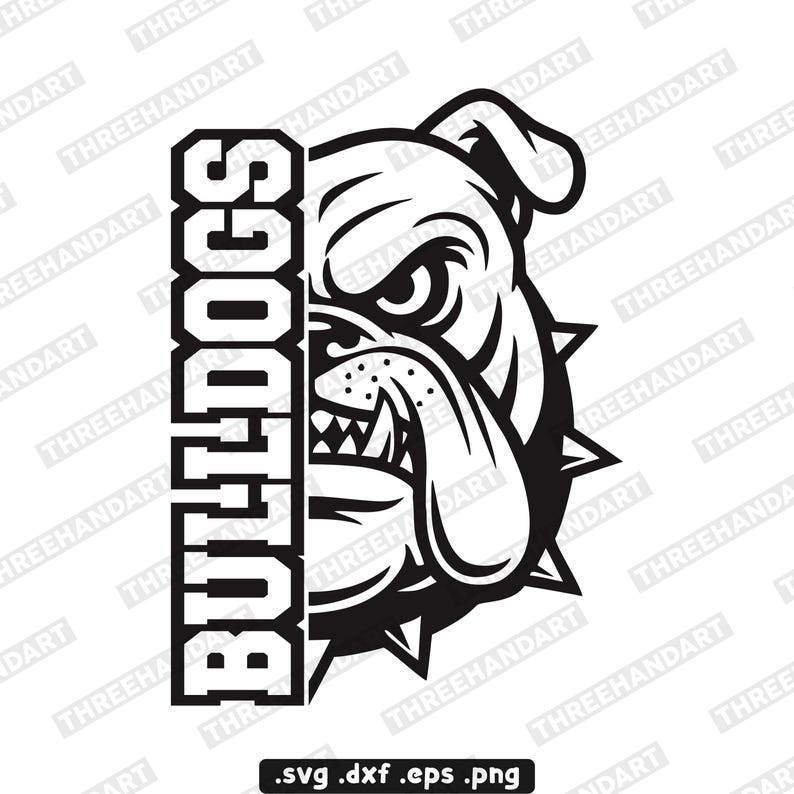 Bulldogs SVG, Bulldog Head Svg, Bulldogs T-shirt, Bulldogs Svg Cricut ...