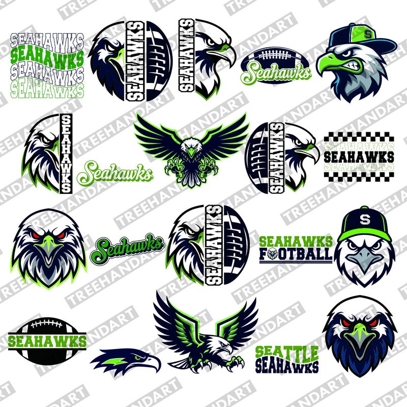 Seattle Football Stickers - Etsy