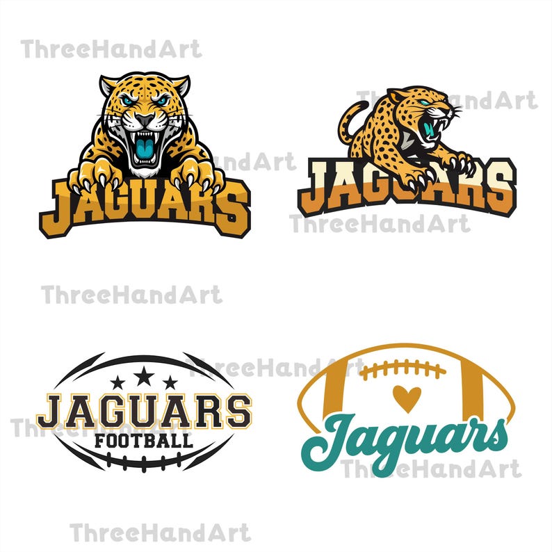 Jaguars 25 Bundle SVG, Jaguars Cutfile Cricut, Jaguars Vector, Jaguars ...