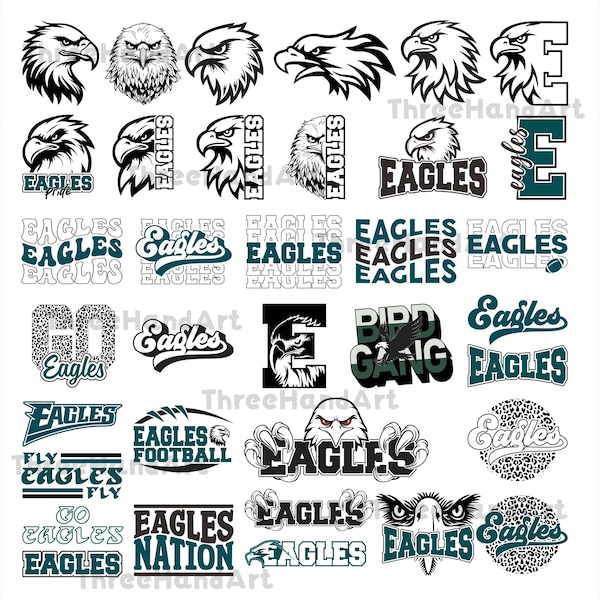 Philadelphia Eagles. Svg - Etsy