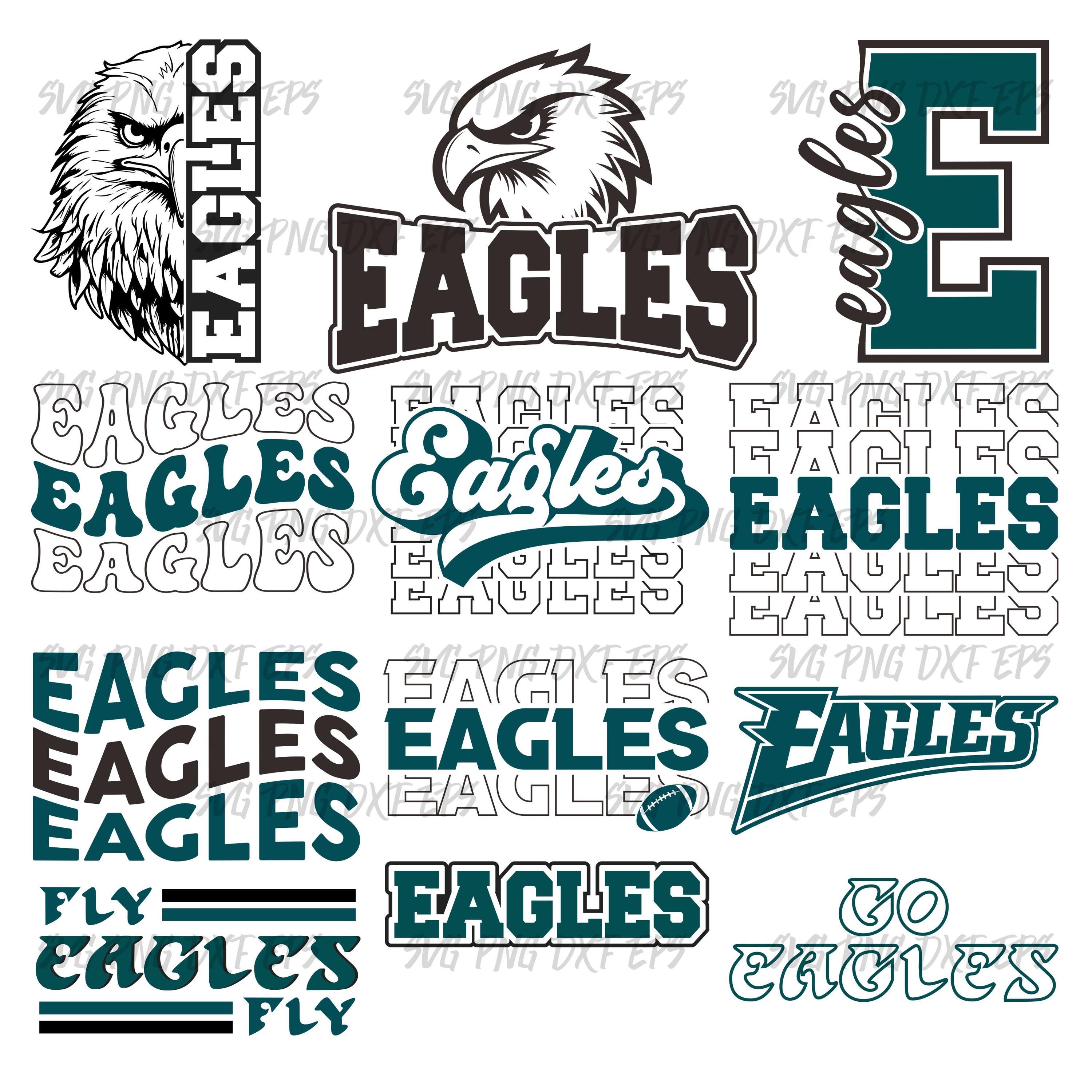 35 Eagles SVG Bundle, Eagles SVG, Eagles Cutfile, Eagles Cricut, Eagles ...