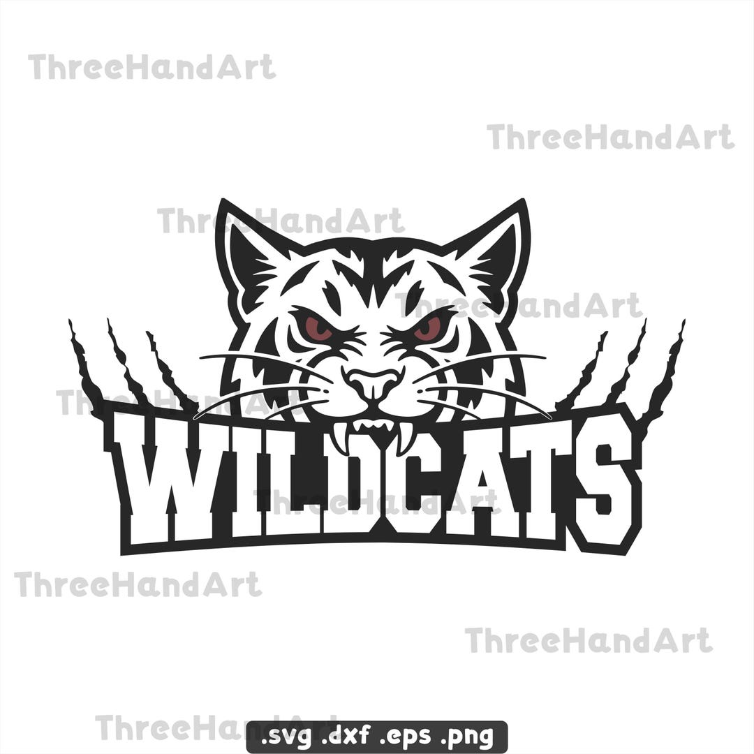 Wildcats SVG, Wildcats Head Cutfile, Wildcats Cricut, Wildcats Svg File ...