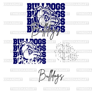 Bulldogs Texs SVG, Bulldog Head Svg, Bulldogs T-shirt, Bulldogs Svg ...