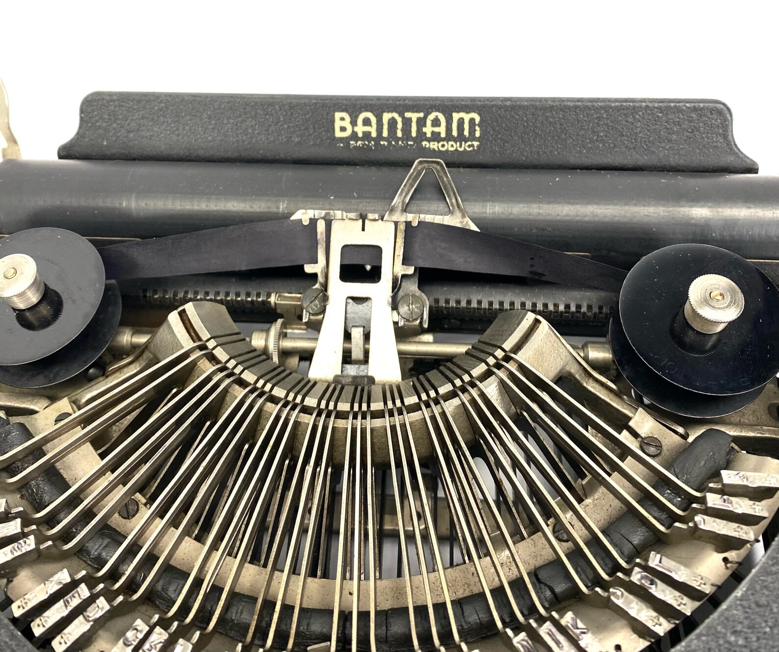 Antique Bantam Typewriter With Color Glass Keys by Remington | Etsy