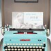 Turquoise Typewriter Royal Quiet Deluxe Manual With Case Working ...