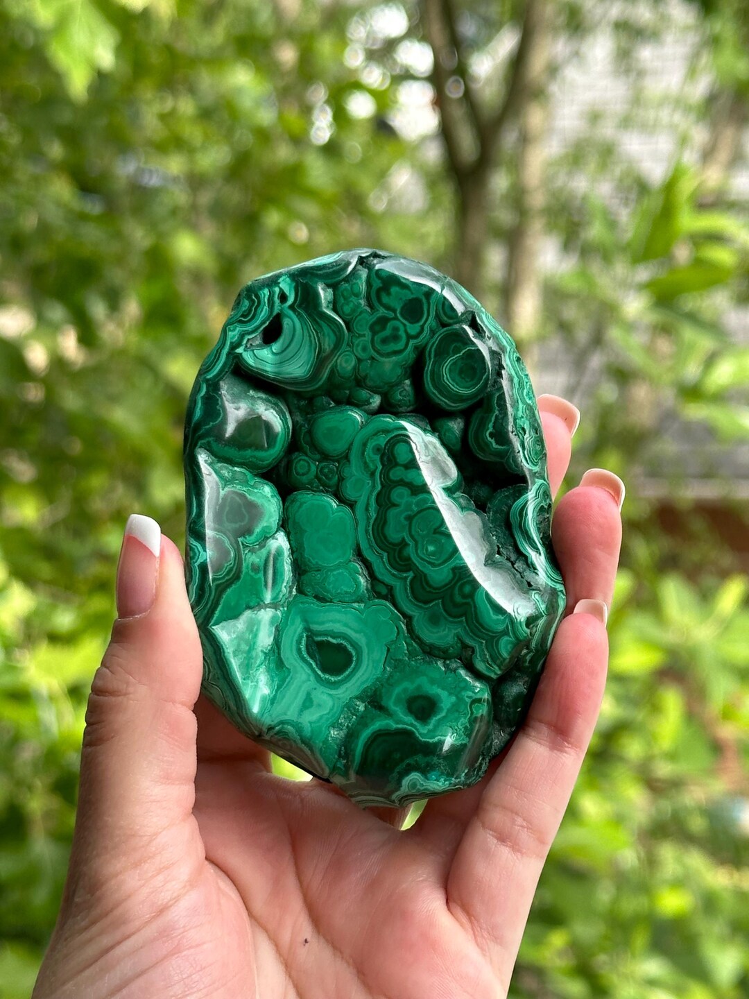 Polished Malachite | Large Malachite Specimen | Natural Green Stone for ...
