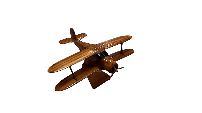 STAGGERWING Mahogany Wood Desktop Airplane Model - Etsy