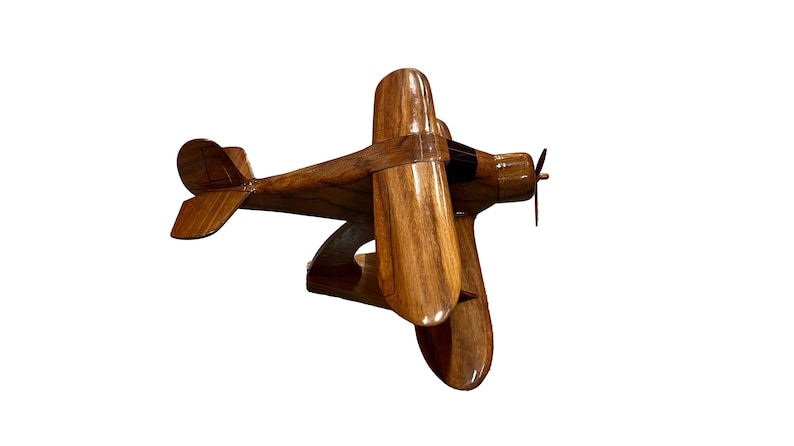 STAGGERWING Mahogany Wood Desktop Airplane Model - Etsy