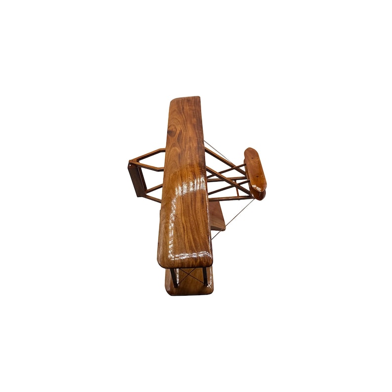 1903 Wright Flyer Mahogany Wood Desktop Airplane Model - Etsy