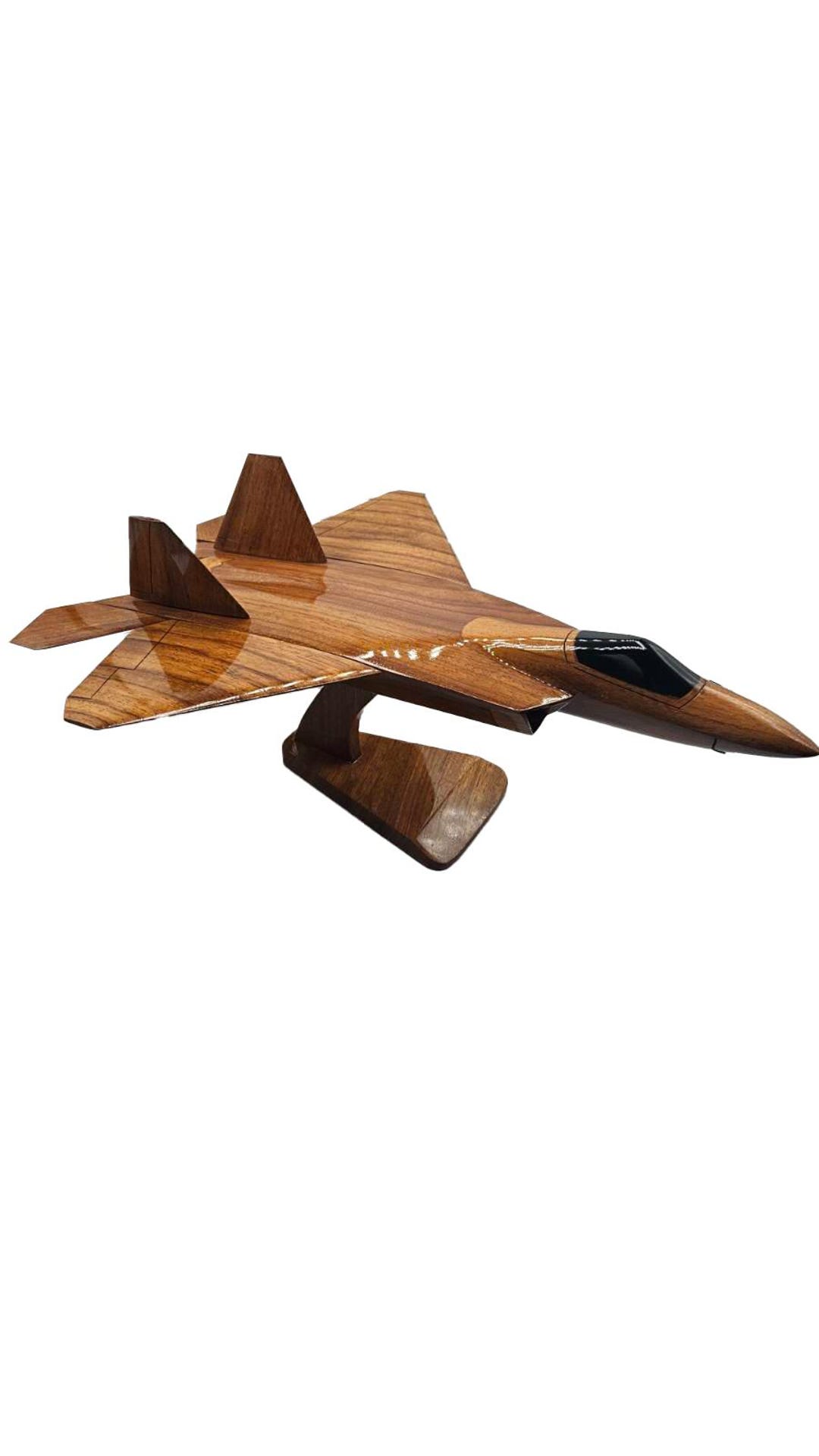 F-22 ( F22 ) Raptor Mahogany Wood Airplane Model - Etsy