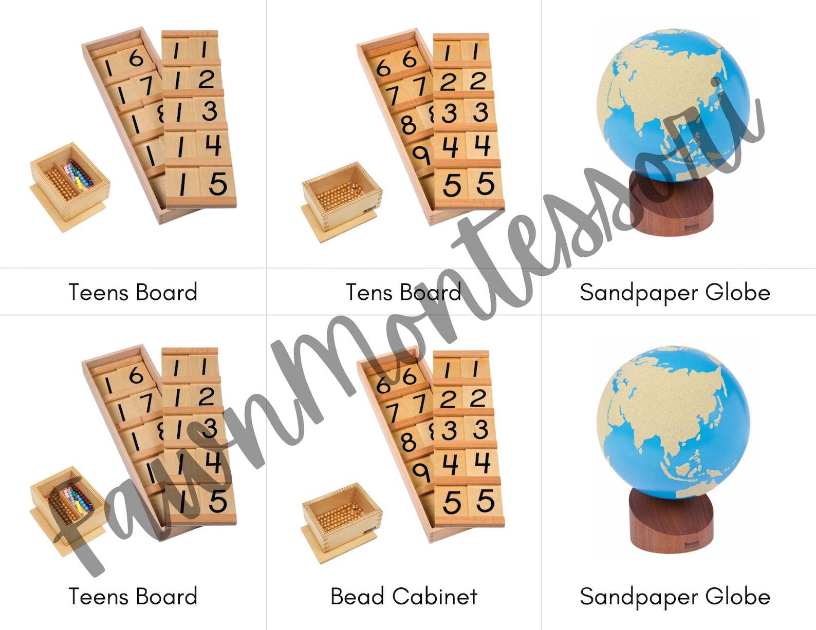 Montessori Materials Nomenclature Three Part Cards Environment Labels ...