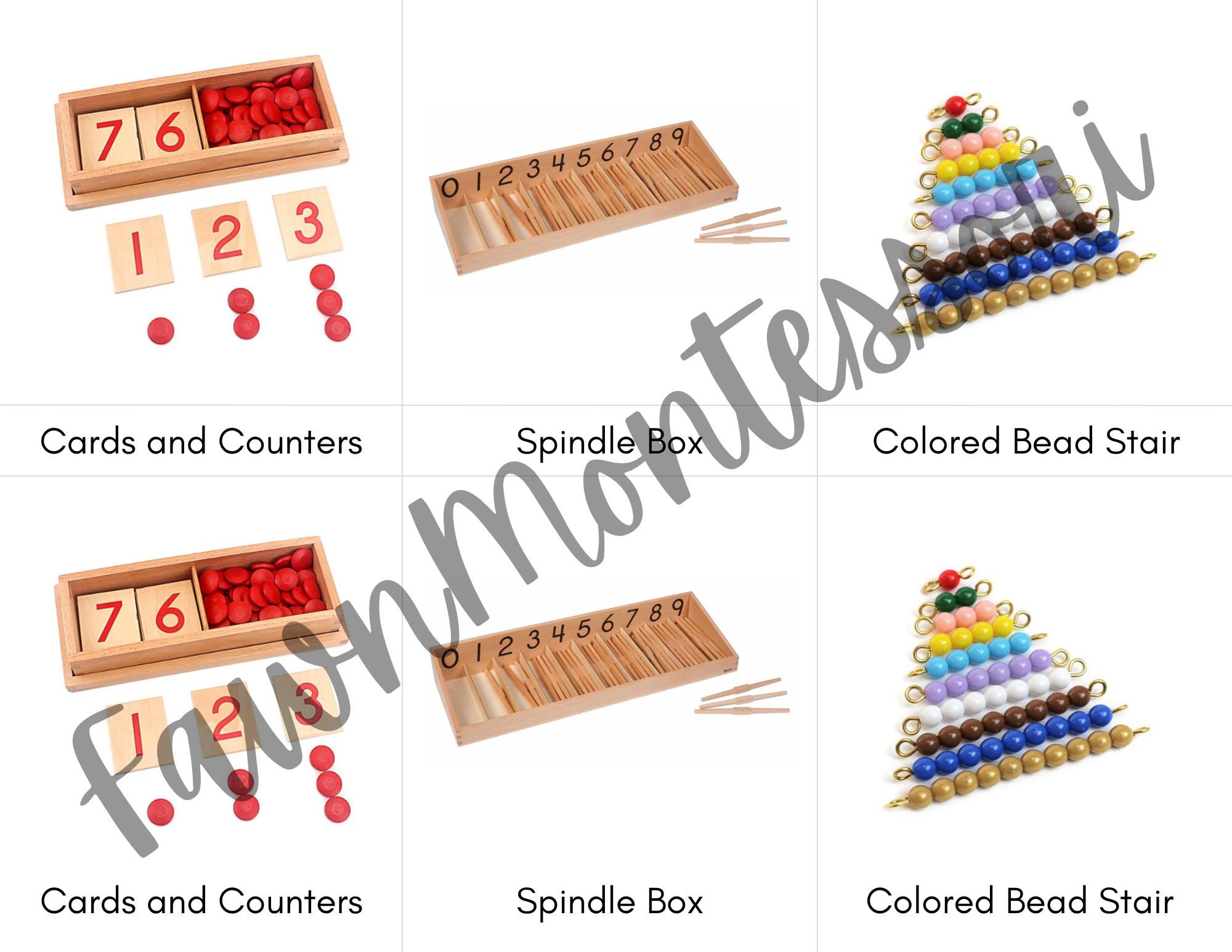 Montessori Materials Nomenclature Three Part Cards Environment Labels ...