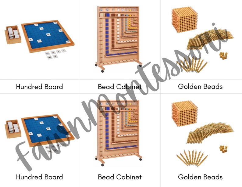 Montessori Materials Nomenclature Three Part Cards Environment Labels ...