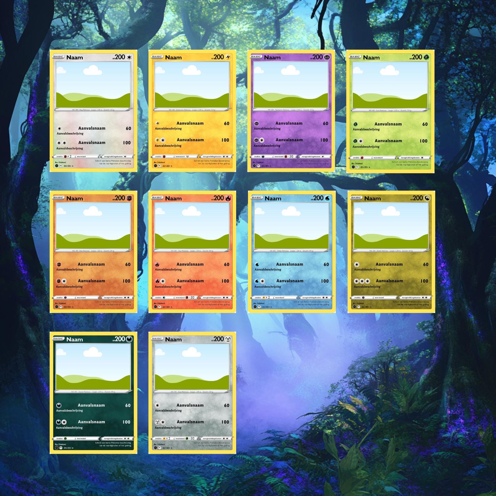 Make Your Own Pokémon Card – Canva Template – Personalized Gift ...