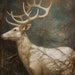 Rice Paper for Decoupage, Gothic Stag, Art Print, Decorative Paper ...